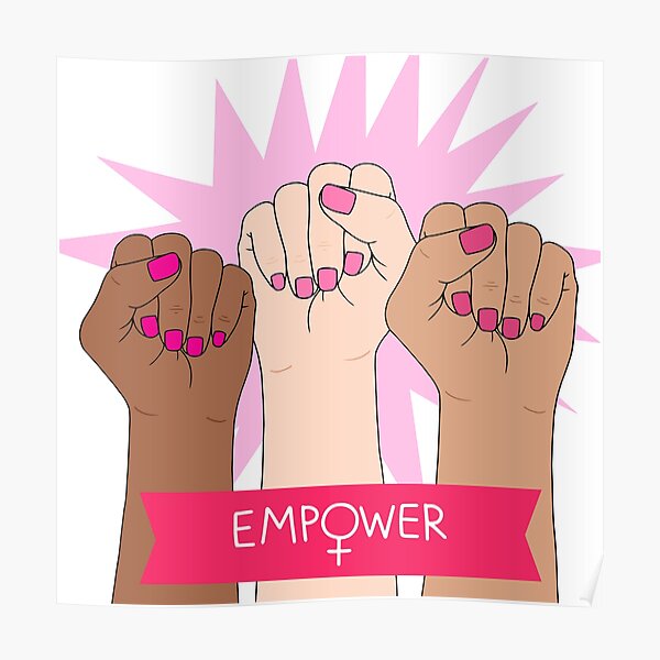 "Empower" Poster for Sale by natsa | Redbubble