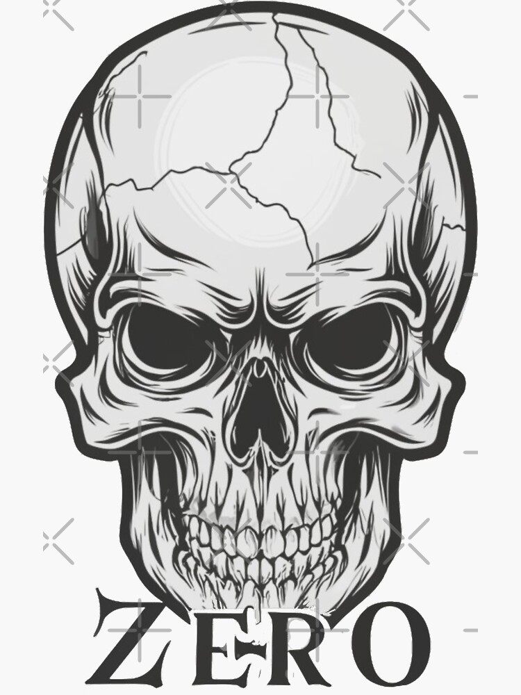 "zero skateboards" Sticker for Sale by bukajart | Redbubble