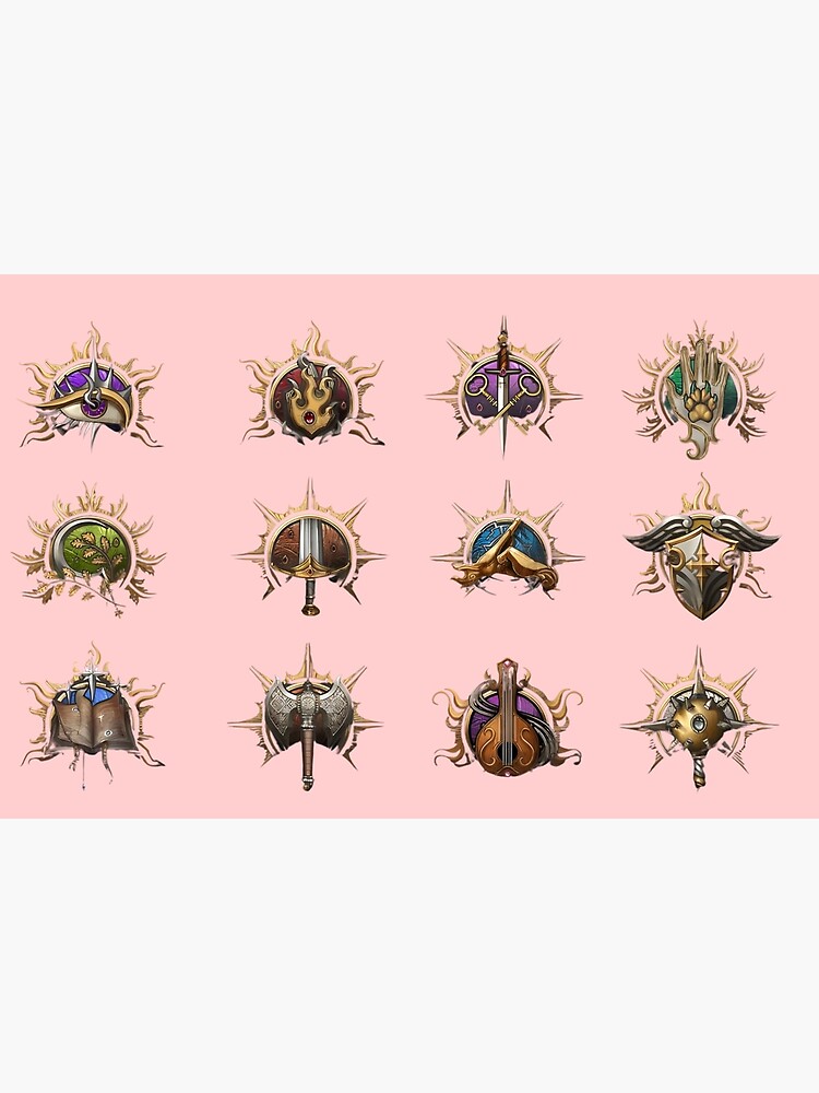 "Baldur's Gate 3 Class Tier List - Best BG3 Builds a" Art Print for ...