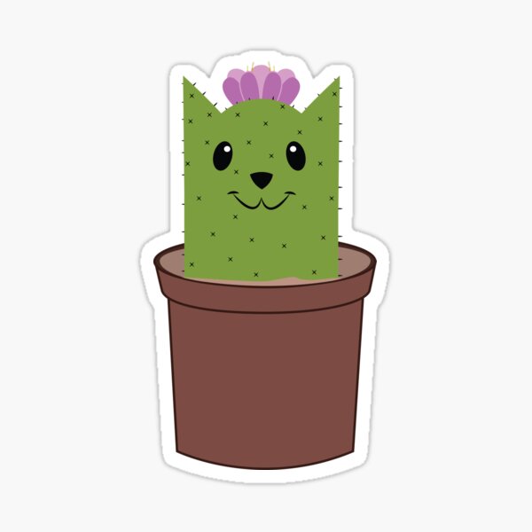 "Catcus" Sticker for Sale by the3omeletteers | Redbubble