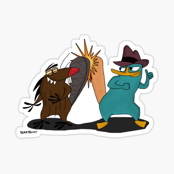 "Phineas and Ferb" Sticker for Sale by Hauya | Redbubble