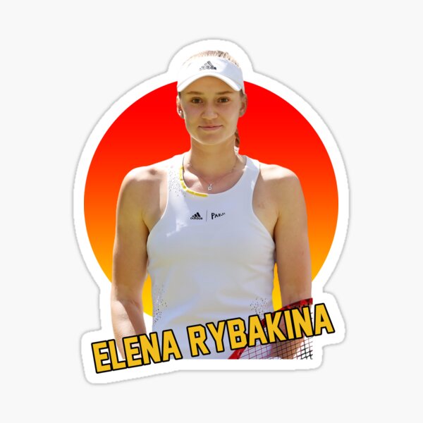 "Elena Rybakina a Elena Rybakina a Elena Rybakina" Sticker for Sale by ...