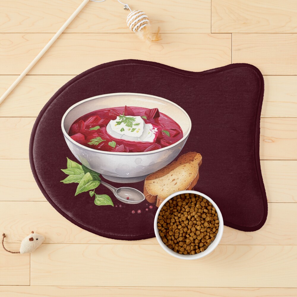 "European Borscht Beetroot Soup With Bread" Sticker for Sale by Alicia ...