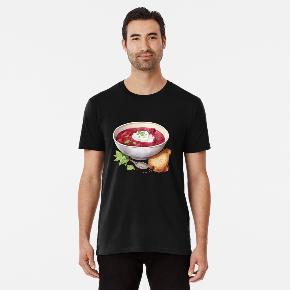"European Borscht Beetroot Soup With Bread" Sticker for Sale by Alicia ...