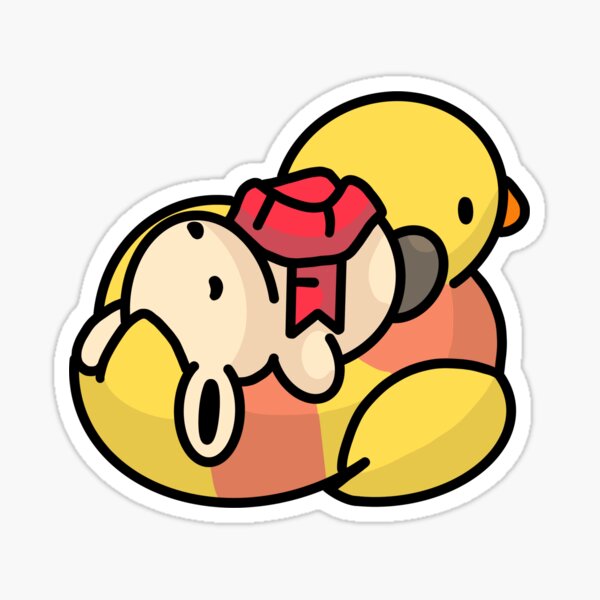 "Tsuki Float" Sticker for Sale by GnatDesigns | Redbubble