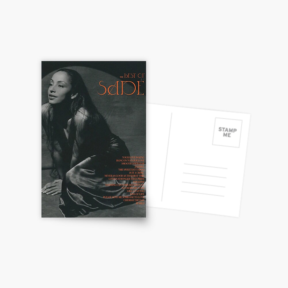 "SADE 'the best of' INSPIRED POSTER | FAN-MADE POSTER | Music Wall Art ...
