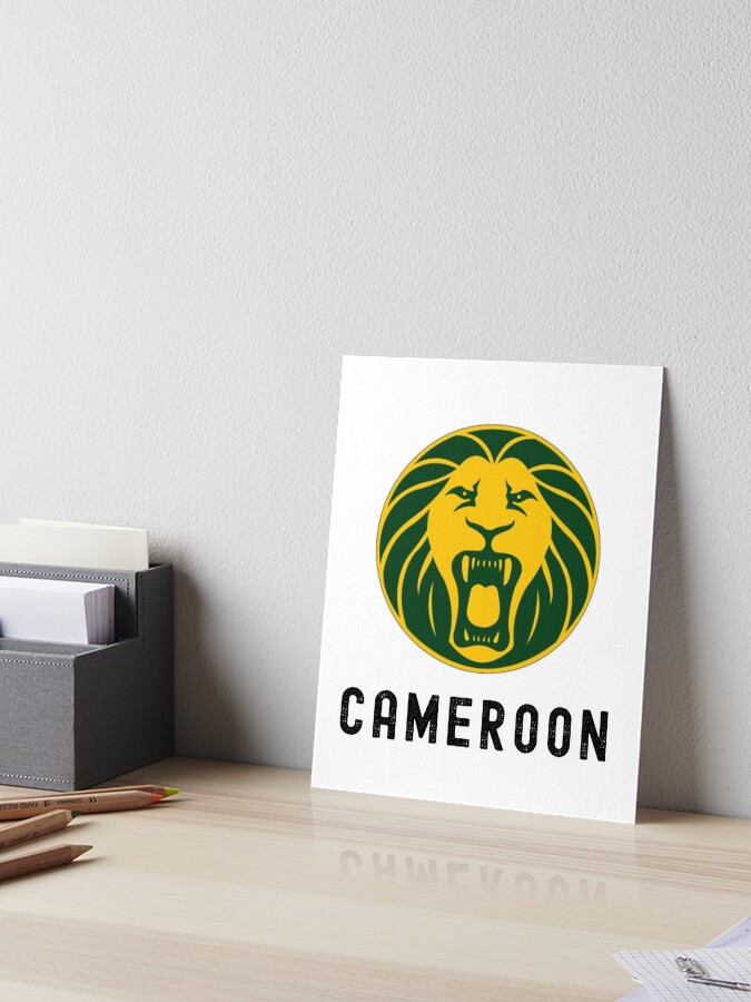"2024 Cameroon Lion Champions" Art Board Print for Sale by BlackEbony ...