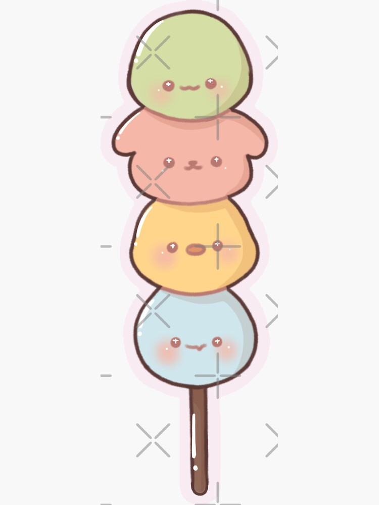 "Zengipop Dango" Sticker for Sale by Zengipop | Redbubble