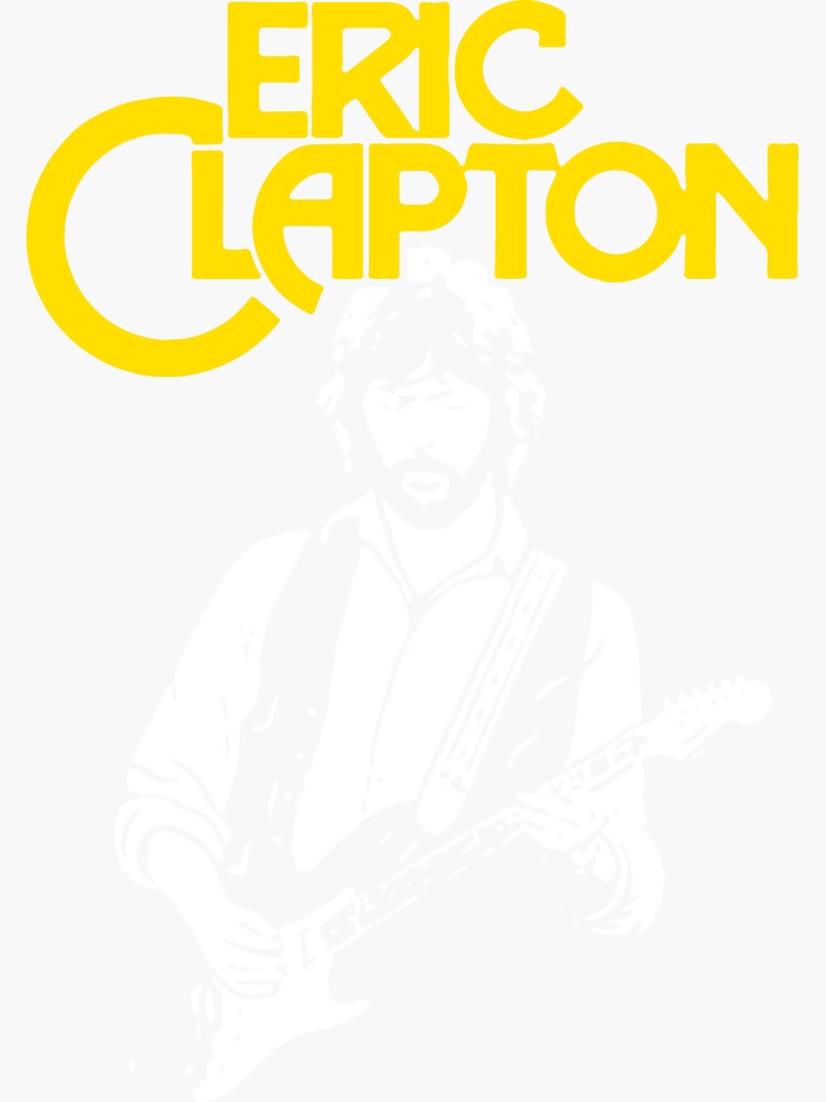 "Eric Clapton" Sticker for Sale by dematDesigns | Redbubble