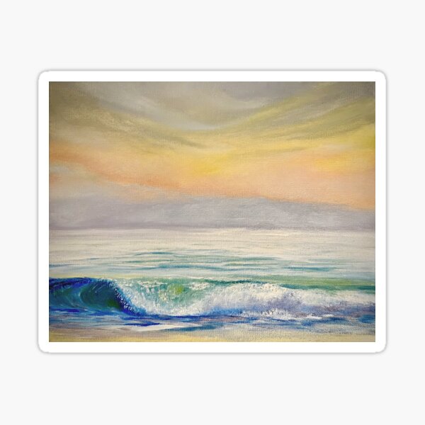 "Sunrise" Sticker for Sale by rachaelpaceyart | Redbubble