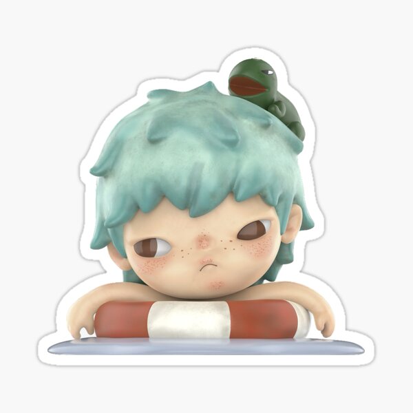 "Hirono Little Mischief FLOAT" Sticker for Sale by Jellyly | Redbubble