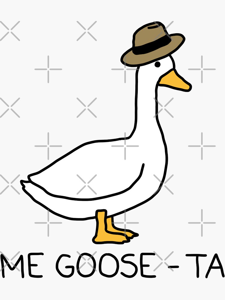 "Me Goose-Ta Funny Mexican Spanish Goose Pun" Sticker for Sale by ...