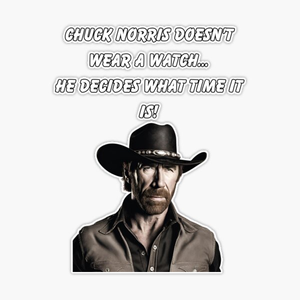 Chuck Norris Godkjent Stempel Chuck Norris Approved Merch & Gifts For
