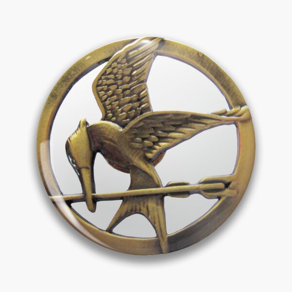 "mockingjay pin" Pin for Sale by suaxkim | Redbubble