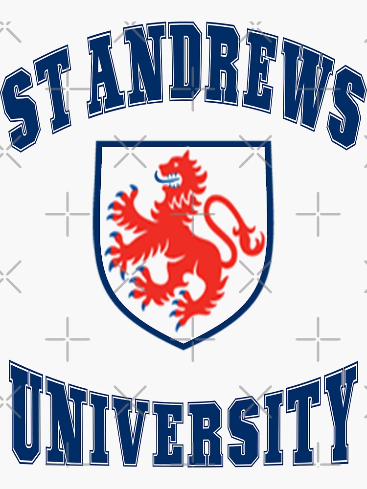 "University Of St Andrews" Sticker for Sale by theRabbitKnife | Redbubble