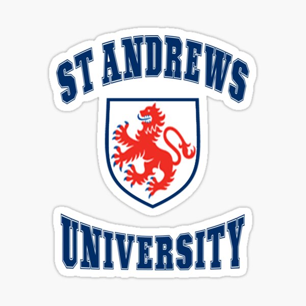 "University Of St Andrews" Sticker for Sale by theRabbitKnife | Redbubble