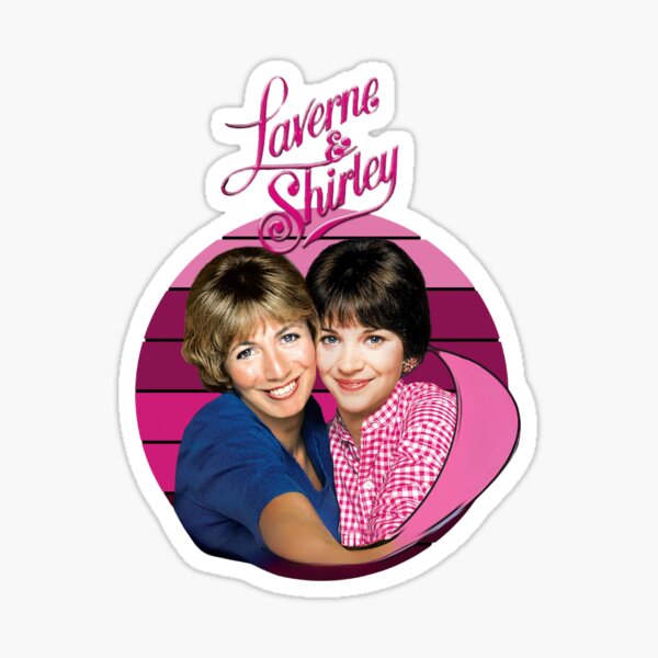 "laverne and shirley" Sticker for Sale by EcoInkSpace | Redbubble