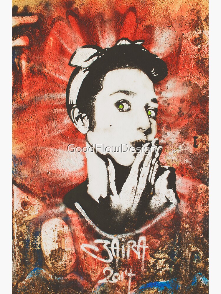 ""Selfie", a GRAFFITI, portrait of the Artist behind GFD, all credits ...