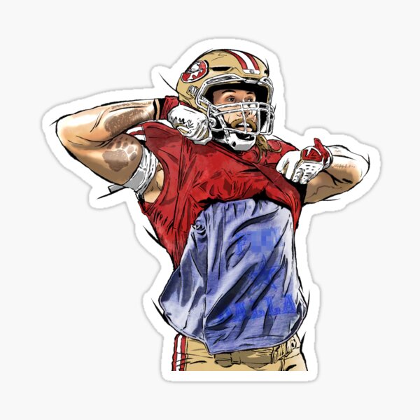 "George Kittle F Dallas" Sticker for Sale by nonwear | Redbubble