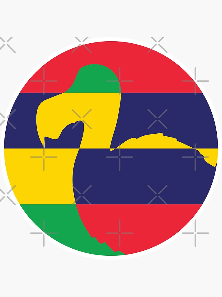 "Mauritius Dodo Mauritian National Animal Flag" Sticker for Sale by ...