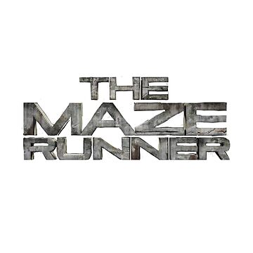"the maze runner" Sticker for Sale by dewdrop-designs | Redbubble
