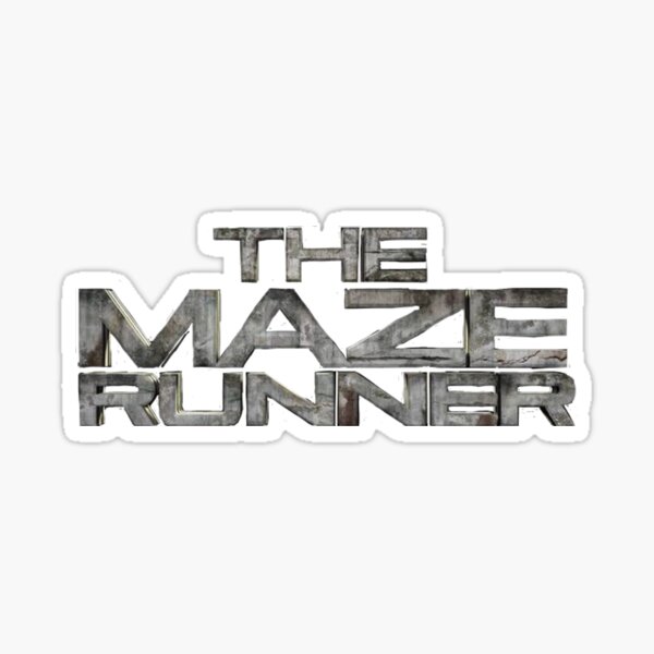 "the maze runner" Sticker for Sale by dewdrop-designs | Redbubble