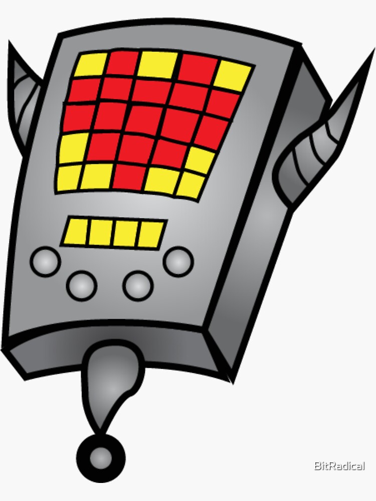 "Chibi Box Mettaton" Sticker for Sale by BitRadical | Redbubble