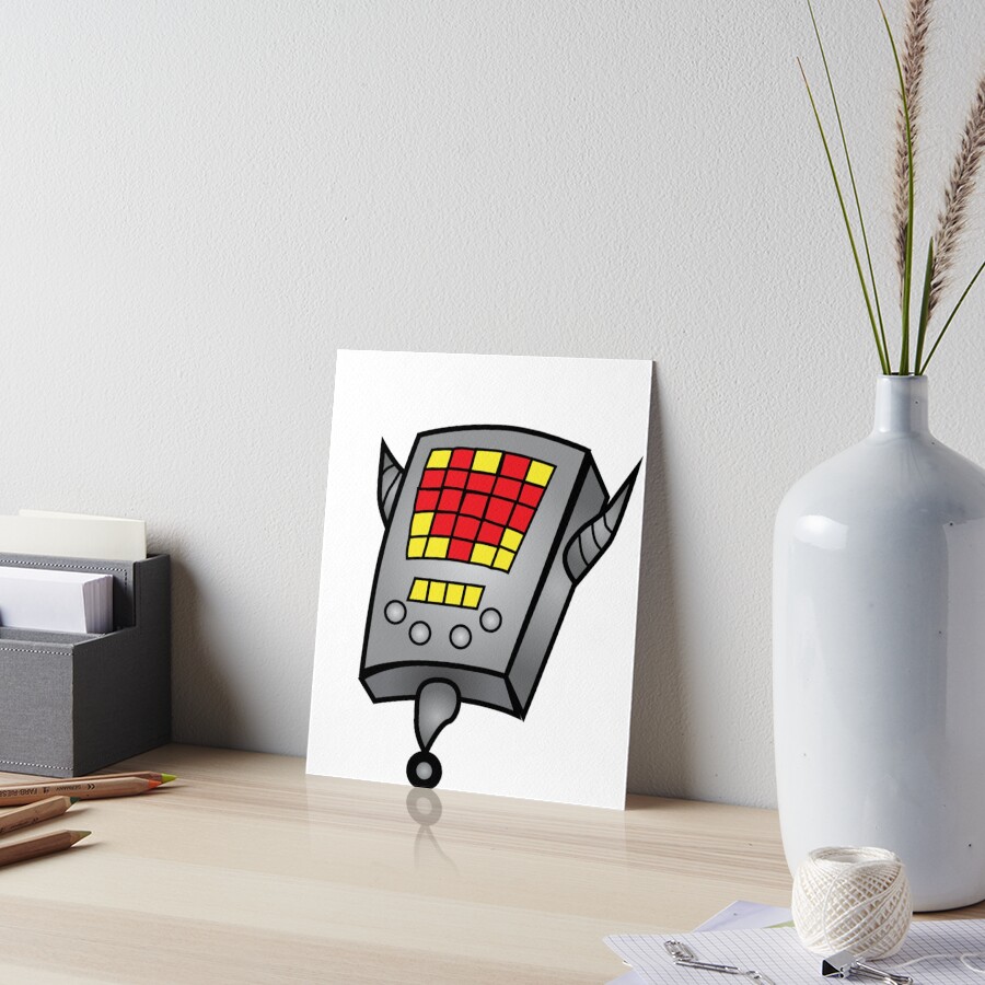 "Chibi Box Mettaton" Art Board Print for Sale by BitRadical | Redbubble