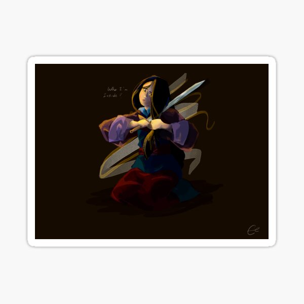 "Mulan Fan Art" Sticker for Sale by kmigeh | Redbubble