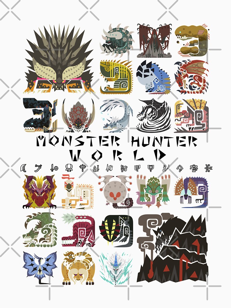 "Monster Hunter World" Essential T-Shirt for Sale by shiranui93 | Redbubble