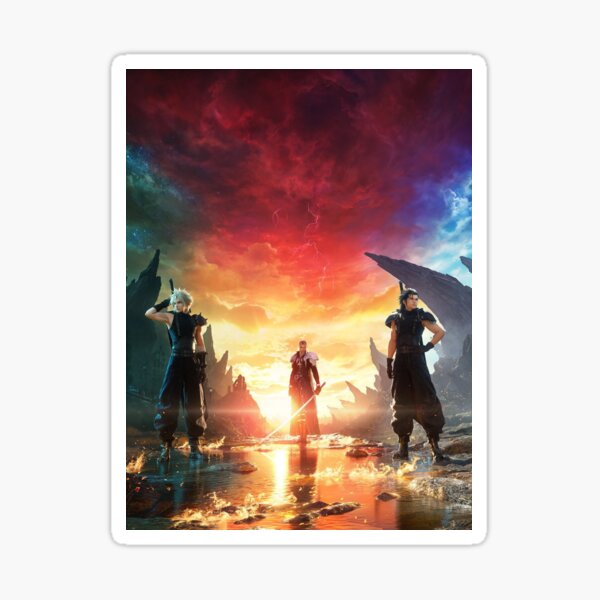 "Final Fantasy VII Rebirth Box Art" Sticker for Sale by Koopattack ...