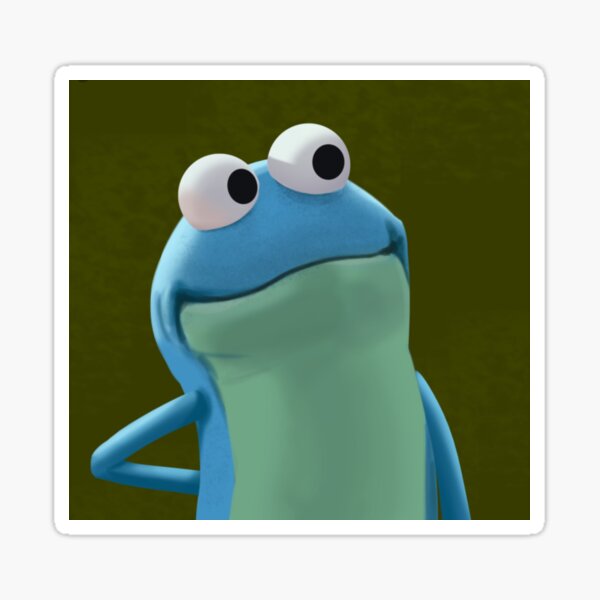 "Croaker the muppet" Sticker for Sale by jurassic321 | Redbubble