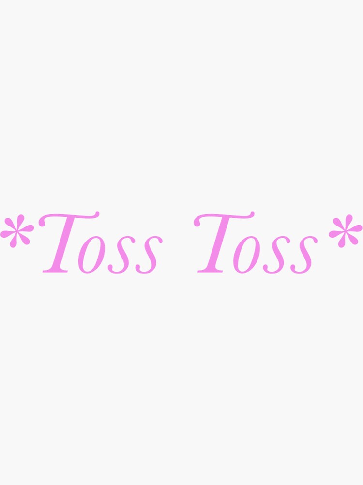 "Wicked Glinda Toss Toss" Sticker for Sale by sixofheartsart | Redbubble