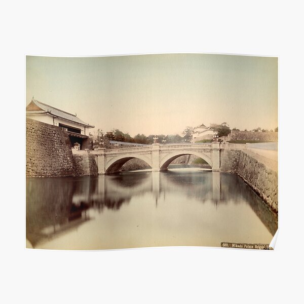 "Mikado Palace bridge, Tokyo" Poster for Sale by Fletchsan | Redbubble