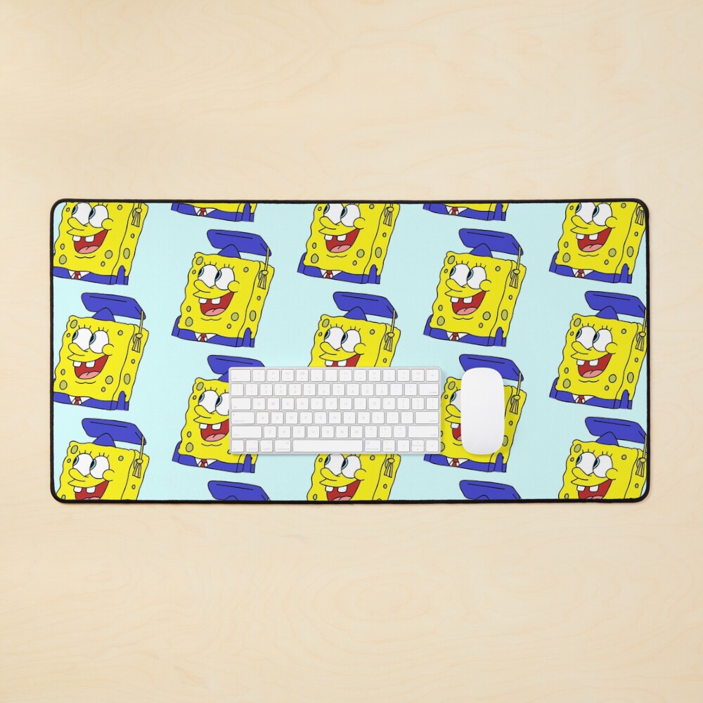 "Graduation Spongebob " Sticker for Sale by vpittore | Redbubble