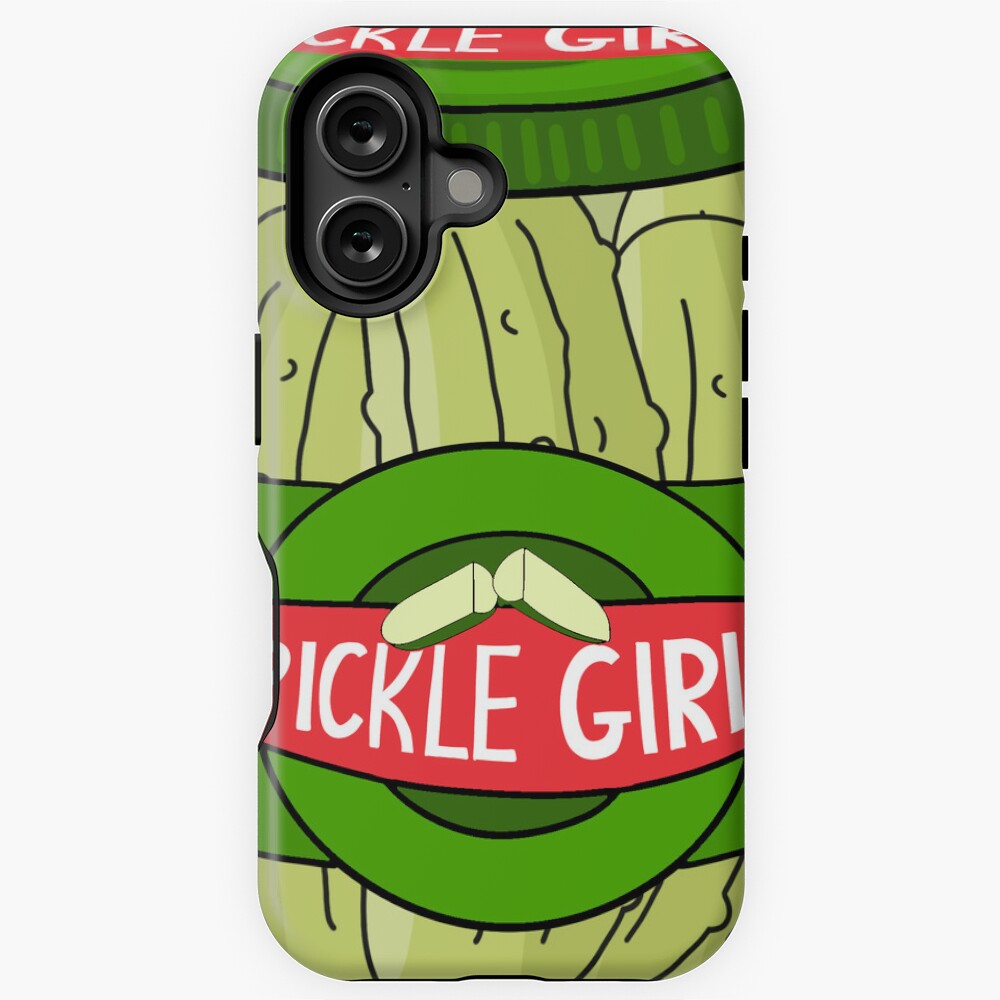 "Pickle Girl Pickle Jar" Sticker for Sale by Miles Reinstein | Redbubble