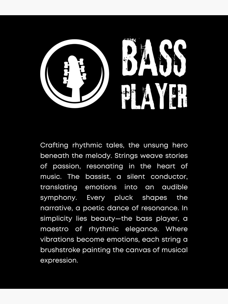 Good Bassist Quotes Bass Player Quotes Merch & Gifts For Sale