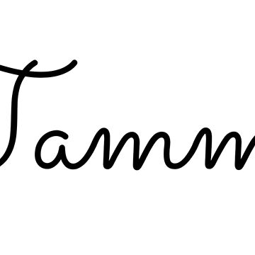 "Writing Tammy Name Label " Sticker for Sale by NormadWorld | Redbubble