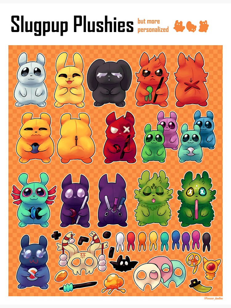 "Slugcat Plushies" Sticker for Sale by Pansear | Redbubble