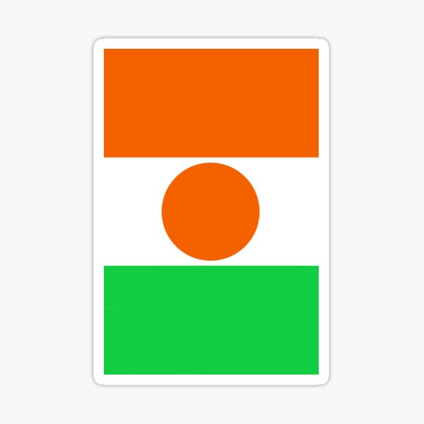"Niger Flag" Sticker for Sale by EnglishJack | Redbubble