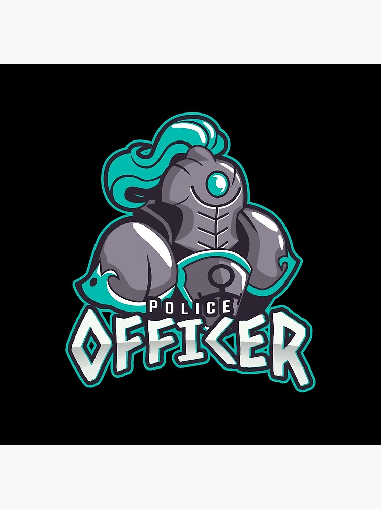 "Police Officer Design with Soldier wearing Helmet" Poster for Sale by ...