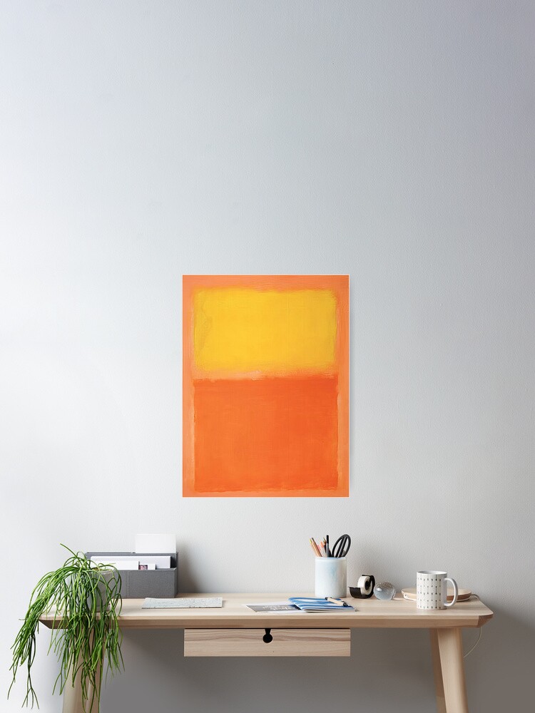 "Mark Rothko - Orange and Yellow - 1956" Poster for Sale by thompart ...