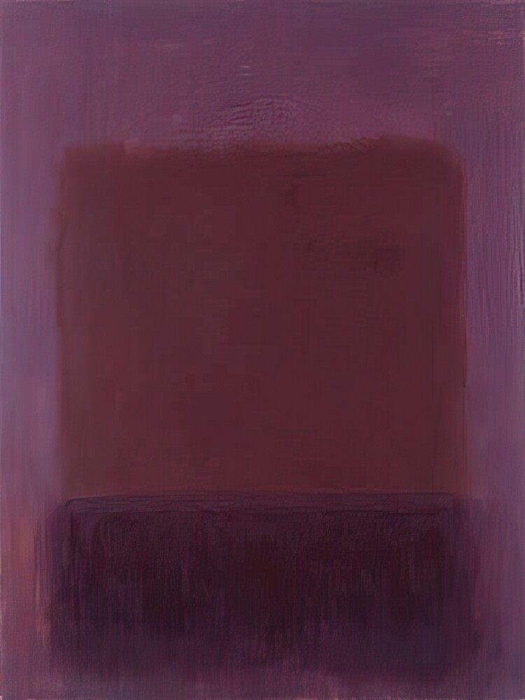 "Mark Rothko - Purple Brown - 1957" Poster for Sale by thompart | Redbubble