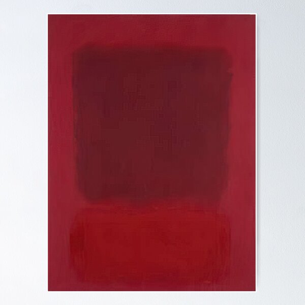 "Mark Rothko - Red and Brown - 1957" Poster for Sale by thompart ...