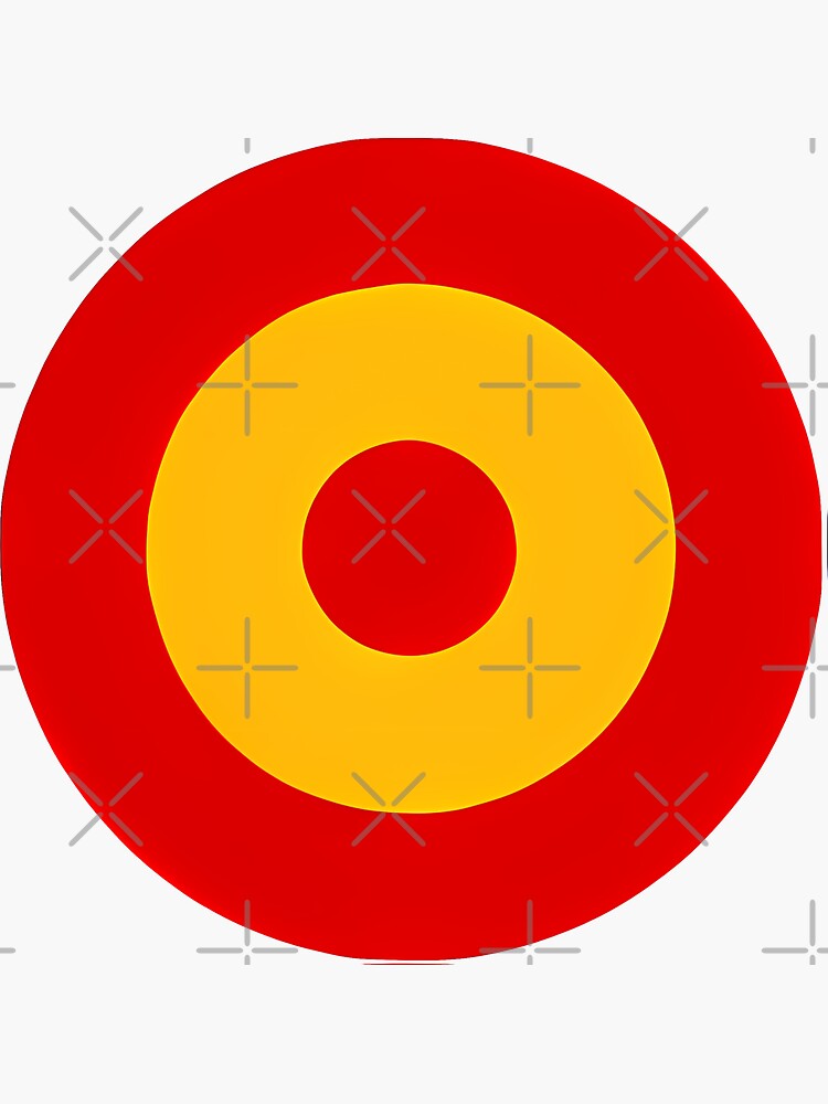 "Roundel of the Spanish Air Force" Sticker by ALaChasseBordel | Redbubble