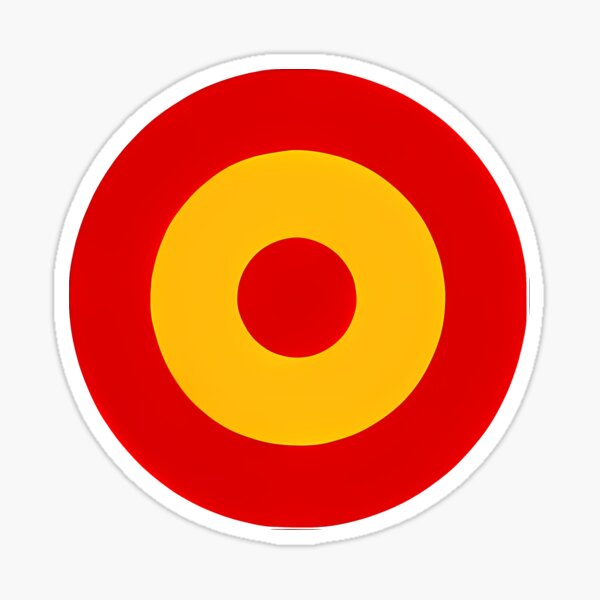 "Roundel of the Spanish Air Force" Sticker by ALaChasseBordel | Redbubble
