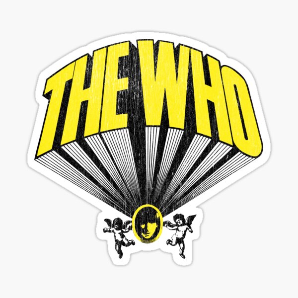 "The Who" Sticker for Sale by brianhillDESIGN | Redbubble