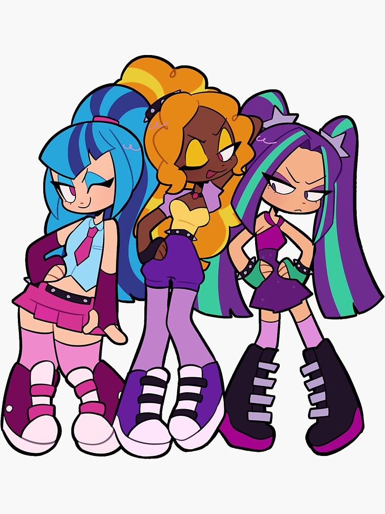 "The Dazzlings" Sticker for Sale by JulieDraculaura | Redbubble