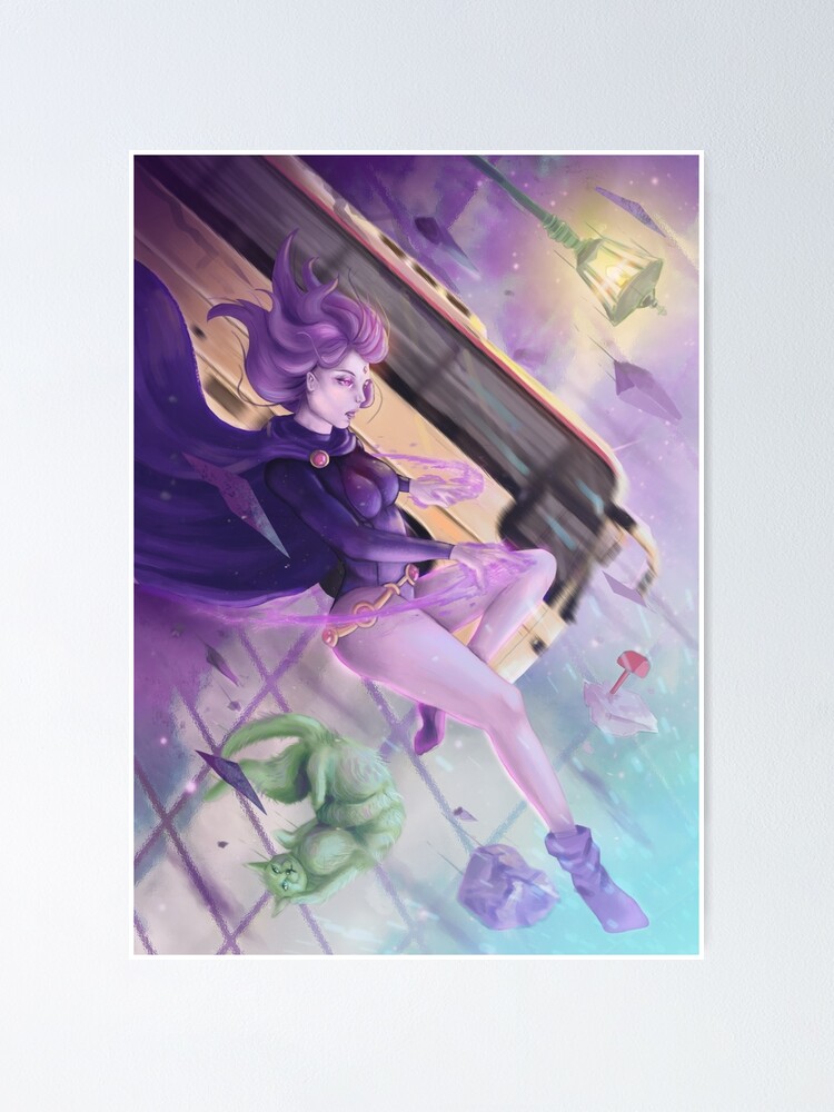 "Raven Teen Titans!" Poster by nathdesign | Redbubble