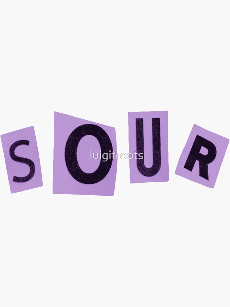 "sour" Sticker by luigifroots | Redbubble